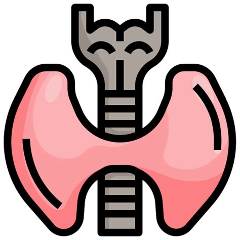 Thyroid Generic Outline Color Icon