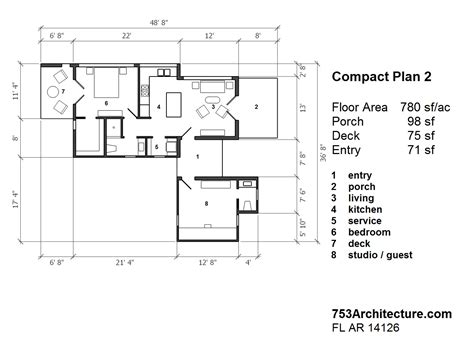 Compact Plan 2 753 Architecture