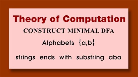 Theory Of Computation Construct Minimal Dfa Alphabets A B Strings