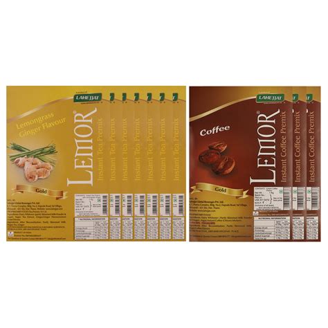 Buy Lemor Lemongrass Ginger Flavour Instant Tea Premix 7 Kg Instant Coffee Premix 3 Kg Premix