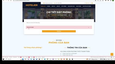 Booking Hotel Project Php Laravel Youtube