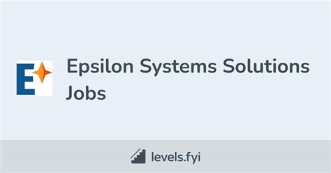 Mands Chief Engineerscientist Epsilon Systems Solutions Levelsfyi
