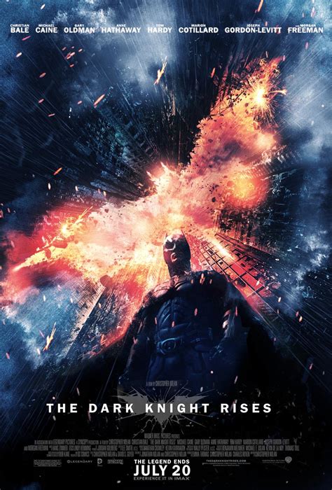 Affiche Officielle De Dark Knight Rises The Dark Knight Trilogy Film