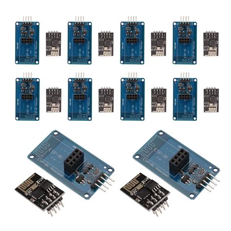 Esp8266 Esp 01 Wifi Wireless Adapter Module 3 3v 5v Esp01 Breakout Pcb Adapters