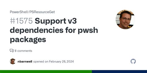 Support V3 Dependencies For Pwsh Packages · Issue 1575 · Powershell