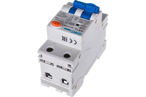 Дифференциальный автоматический выключатель Chint Nb1l 1p N C25 30ma тип Ac 10ka 36mm