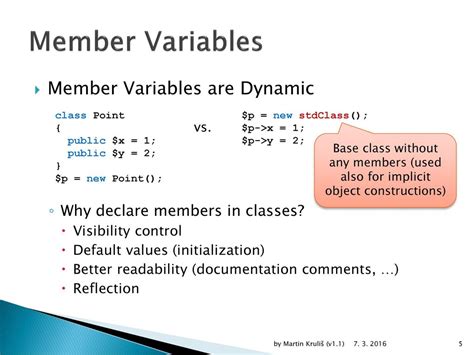 Object Oriented Php Martin Kruliš Ppt Download