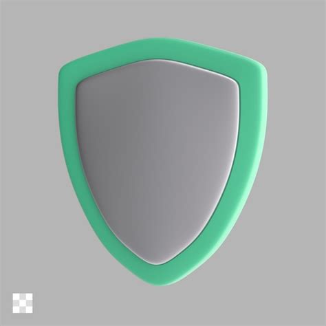Shield 3d Icon Premium Psd