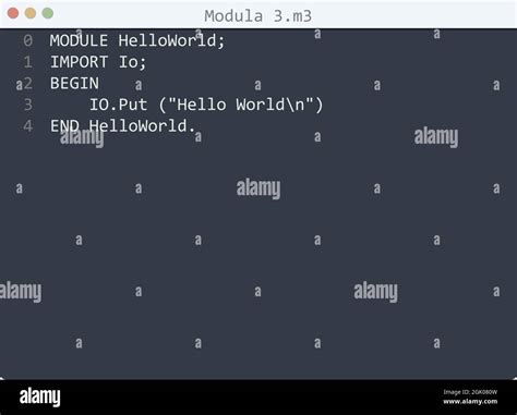 Modula 3 Text Stock Vector Images Alamy