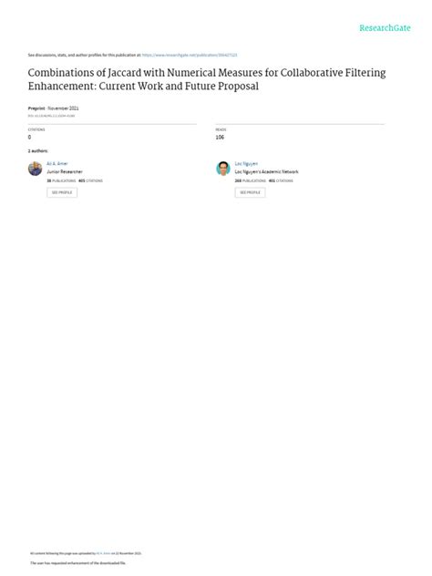 Numerical Similarity Measures Versus Jaccard For Collaborative