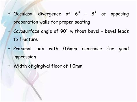 Class I Ii Indirect Tooth Coloured Restoration Ppt