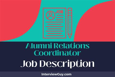 Alumni Relations Coordinator Job Description [updated For 2026]
