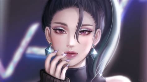 Kaisa Kda The Baddest Lol League Of Legends Video Game K Hd Wallpaper Rare Gallery