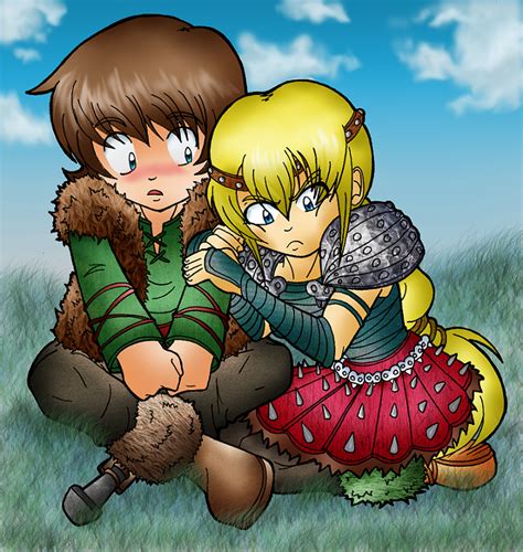 HTTYD Hiccup And Astrid By Random EXplosion On DeviantArt