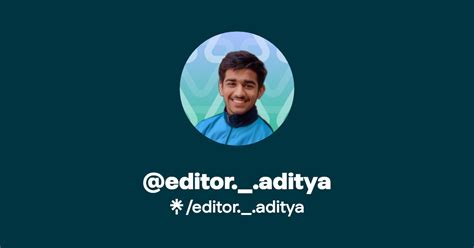 Editoraditya Instagram Facebook Linktree