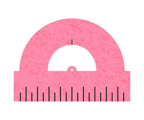 Premium Vector Protractor Ruler Doodle Icon Vector Illustration Isolated