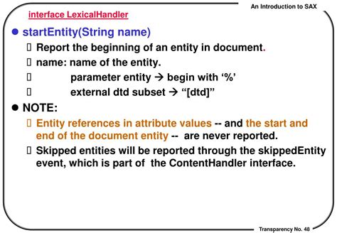 Ppt Introduction To Sax A Standard Interface For Event Based Xml Parsing Powerpoint