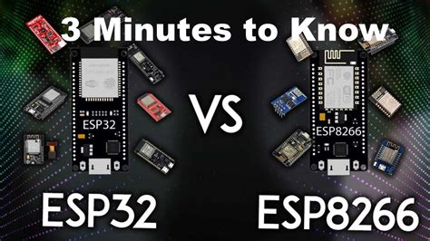 3 Minitues To Know Esp32 Vs Esp8266 Youtube