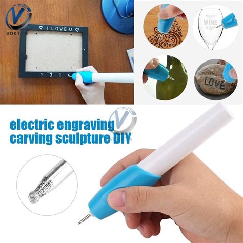 Diy Mini Engraving Pen Metal Chisel Mark Plastic Glass Micro Engraver