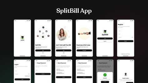 splitbill app ui template bill splitting app in flutter