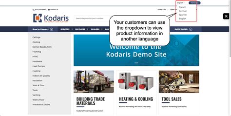 Kodaris Product Documentation Product Languages