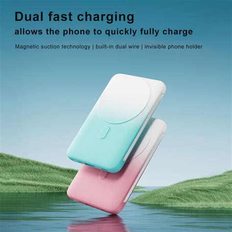 Buy Wholesale China The New Arrival Magsafe Power Bank Wireless Charging With Built In Cables