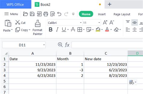 2 Ways To Subtract Or Add Months Years And Days To Date In Excel Wps Office Academy