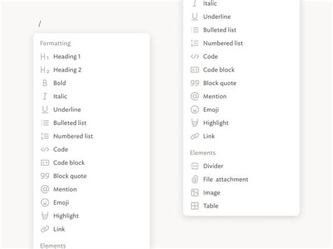 Slash Command Menu By Jose Solano On Dribbble