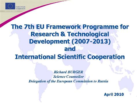 The 7 Th Eu Framework Programme For Research