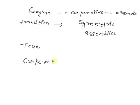 Solved Enzymes That Undergo Cooperative Allosteric Transitions