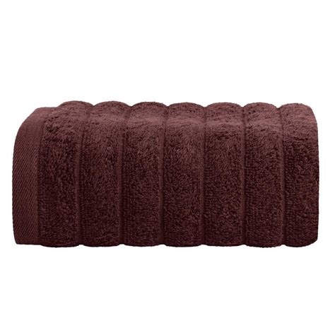 Рушник махровий Tm Ideia 50х80 Хвиля щільність 500 г м2 бавовна шоколад 933802 — купити на Eva