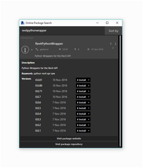 Installation — Revit Python Wrapper 174 Documentation