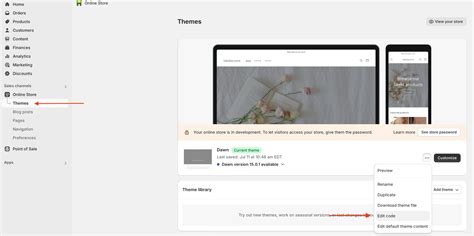 How To Manually Add Widget Code In Vintage Shopify Themes