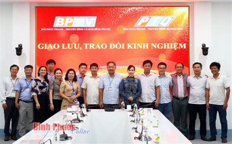 Ptq Giao Lưu Trao đổi Kinh Nghiệm Với Bptv Binh Phuoc Tin Tuc Binh Phuoc Tin Mới Tỉnh Bình