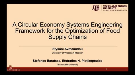 A Circular Economy Systems Engineering Framework For The Optimization