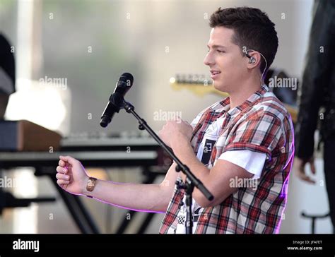 New York Ny Usa 30th June 2017 Charlie Puth On Stage For Nbc Today