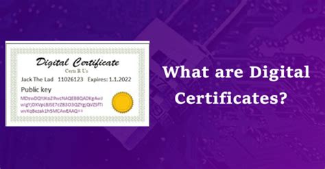 Advantages And Disadvantages Of Digital Certificates