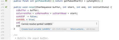Generator Drops Zzatbol And Zzeofdone From Code And Makes Lexer Non Compilable · Issue 332