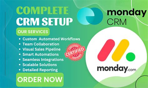 Setup Monday Crm Workflows Monday For Project Management Monday Automated Tasks By Techybeecrm