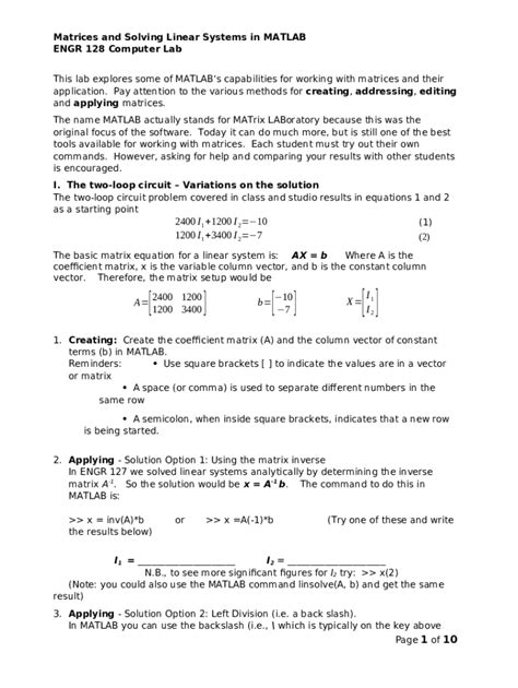 Applied Projects For An Introductory Linear Algebra Class Doc Template Pdffiller