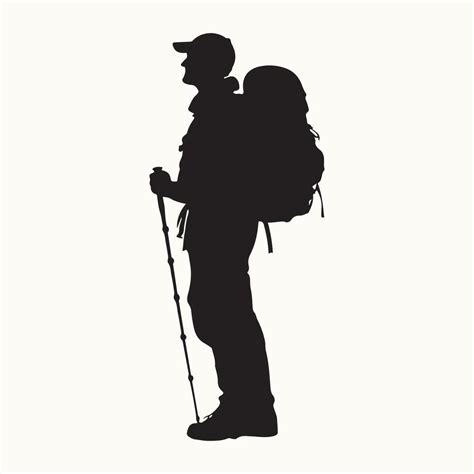 Outdoor Silhouette Solo Adventurer 57043316 Vector Art At Vecteezy