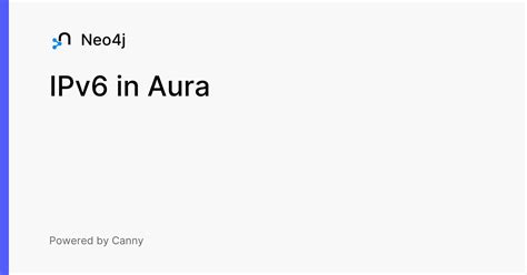 Ipv6 In Aura Voters Neo4j