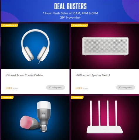 Xiaomi Black Friday Sale Crazy Deals On Mi Products Start Th Nov