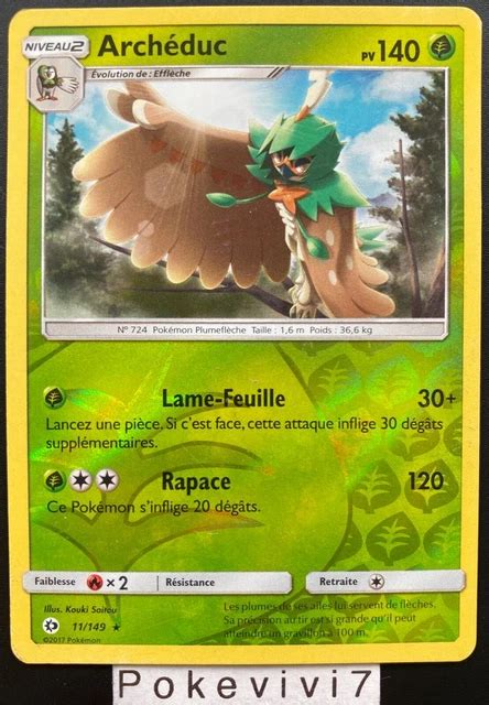 Carte Pokemon Archeduc 11149 Rare Reverse Soleil Et Lune 1 Sl1 Fr Occasion Eur 290 Picclick It