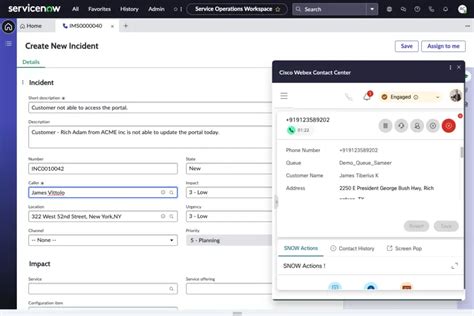 Webex Contact Center For Servicenow Webex App Hub
