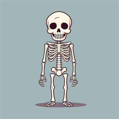 Premium Vector Free Vector Skeleton Character Art Illustration