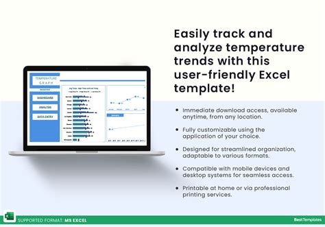 Temperature Graph Template