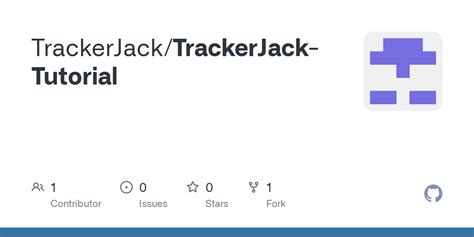 TrackerJack Tutorial Docs Source Installation Rst At Main TrackerJack