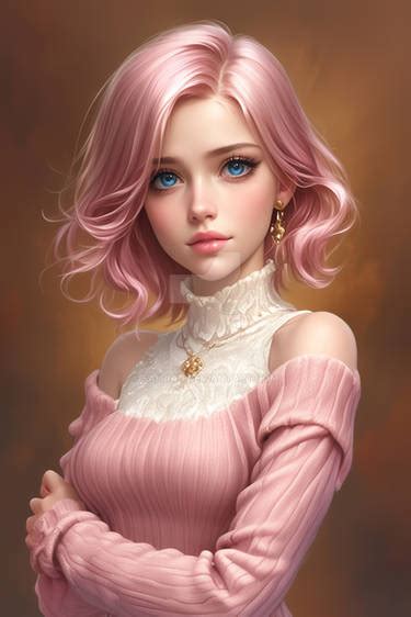 Brown Hair Blue Eyed Girl By Tbusraxq On Deviantart