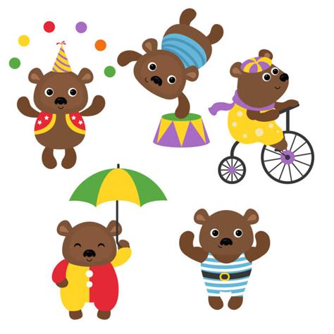 2200 Circus Bear Stock Illustrations Royalty Free Vector Graphics